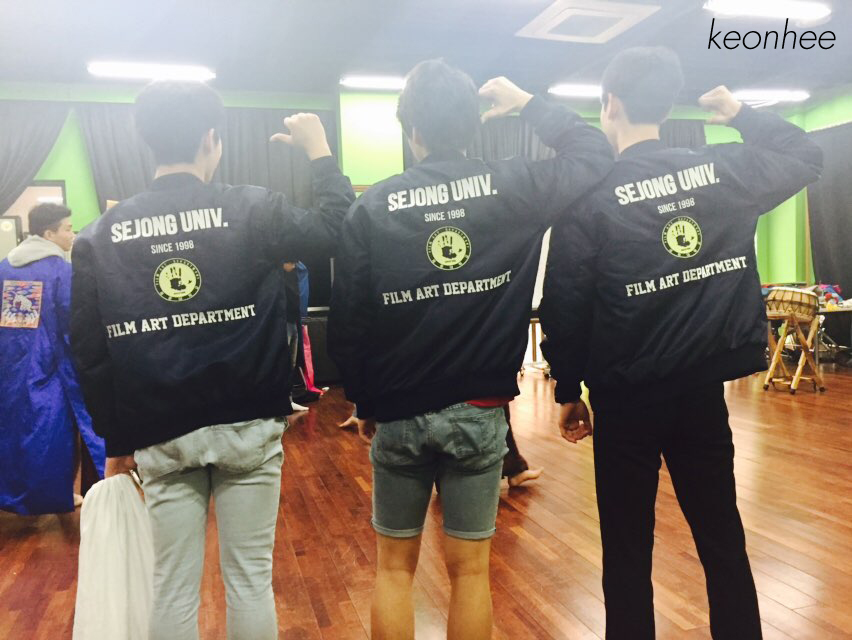 건희어패럴x세종대 영화예술학과 대학생 과잠 항공점퍼 납품후기 네이버 블로그