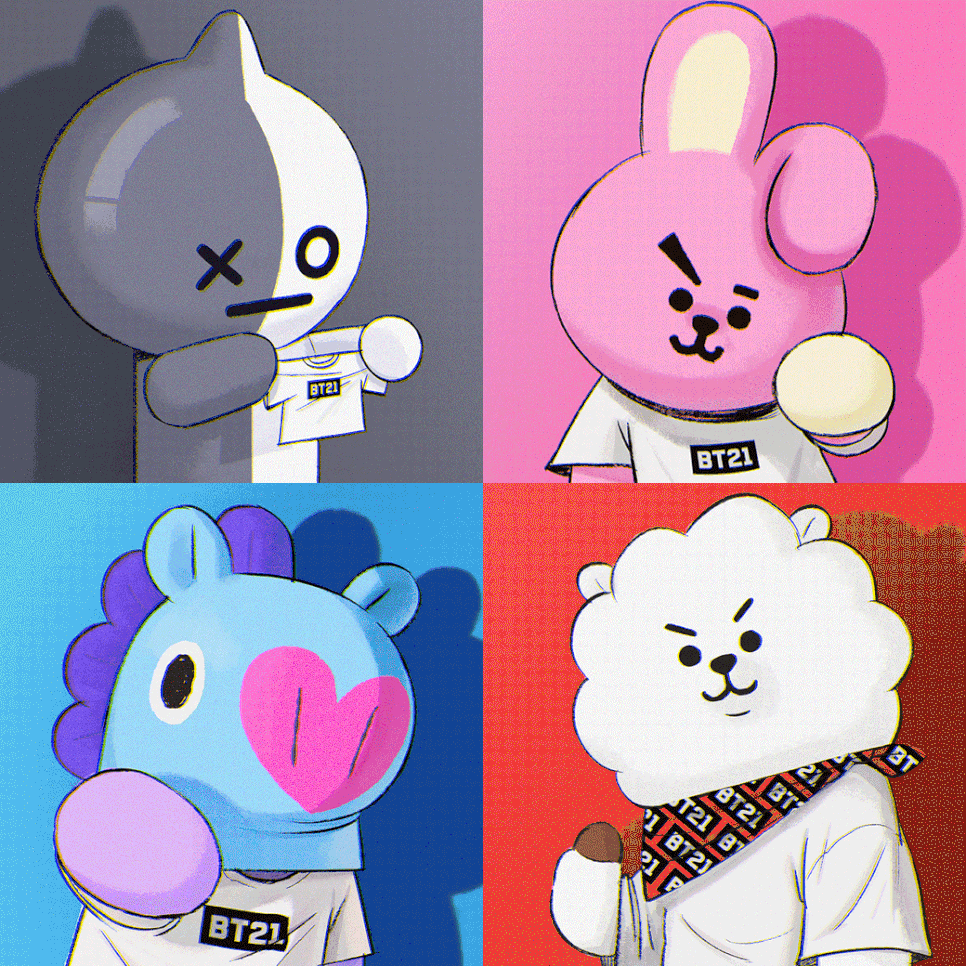 라인프렌즈X방탄소년단 캐릭터 BT21 쿠션 필구! : 네이버 블로그
